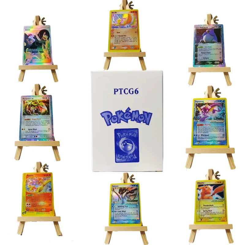 Pokemon Retro Card Limited Edition Mega G5 G6 Ex Gx Flash Card Original ...