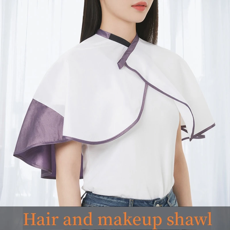Makeup-Shawl-Beauty-Styling-Cape-Pink-Patchwork-Capes-Hair-Salon-Wai ...