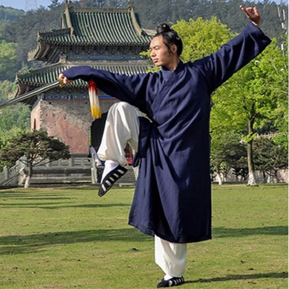 Linen Martial Arts Clothes | Wudang Kung Fu Uniform | Linen Tai Chi ...