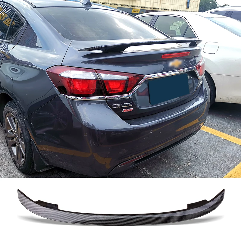 Trunk Spoiler Carbon Surface MT Style Car Refit Accessories Rear Wing ...