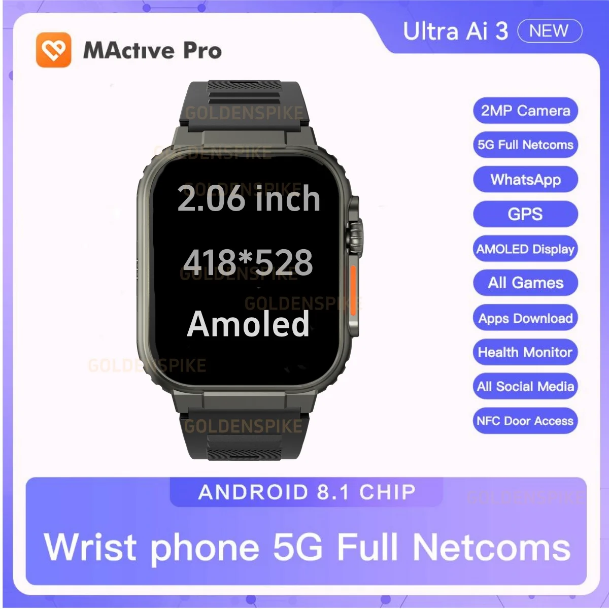 Microwear-Ultra-Ai3-Amoled-Smartwatch-Android-Google-Play-Store-C-mera ...