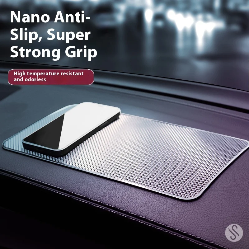 Anti-Slip Adhesive Dashboard Pad Car Phone Anti-Slip Mat Silicone ...