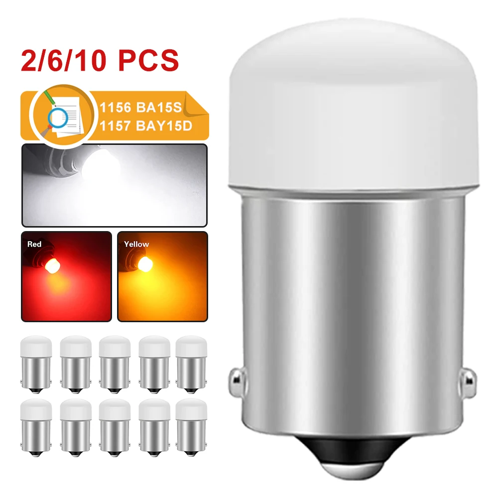 2-6-10-PCS-1157-BAY15D-1156-BA15S-LED-Turn-Signal-Bulbs-12V-3014-9SMD ...