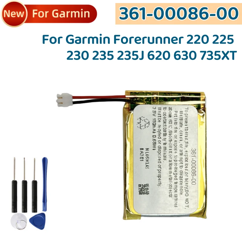 New-361-00086-00-Battery-For-GARMIN-Forerunner-220-225-230-235-235J-620 ...