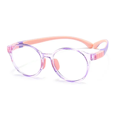 Good Flexible Round Kids Glasses For Girl Boy Children Eyeglasses ...
