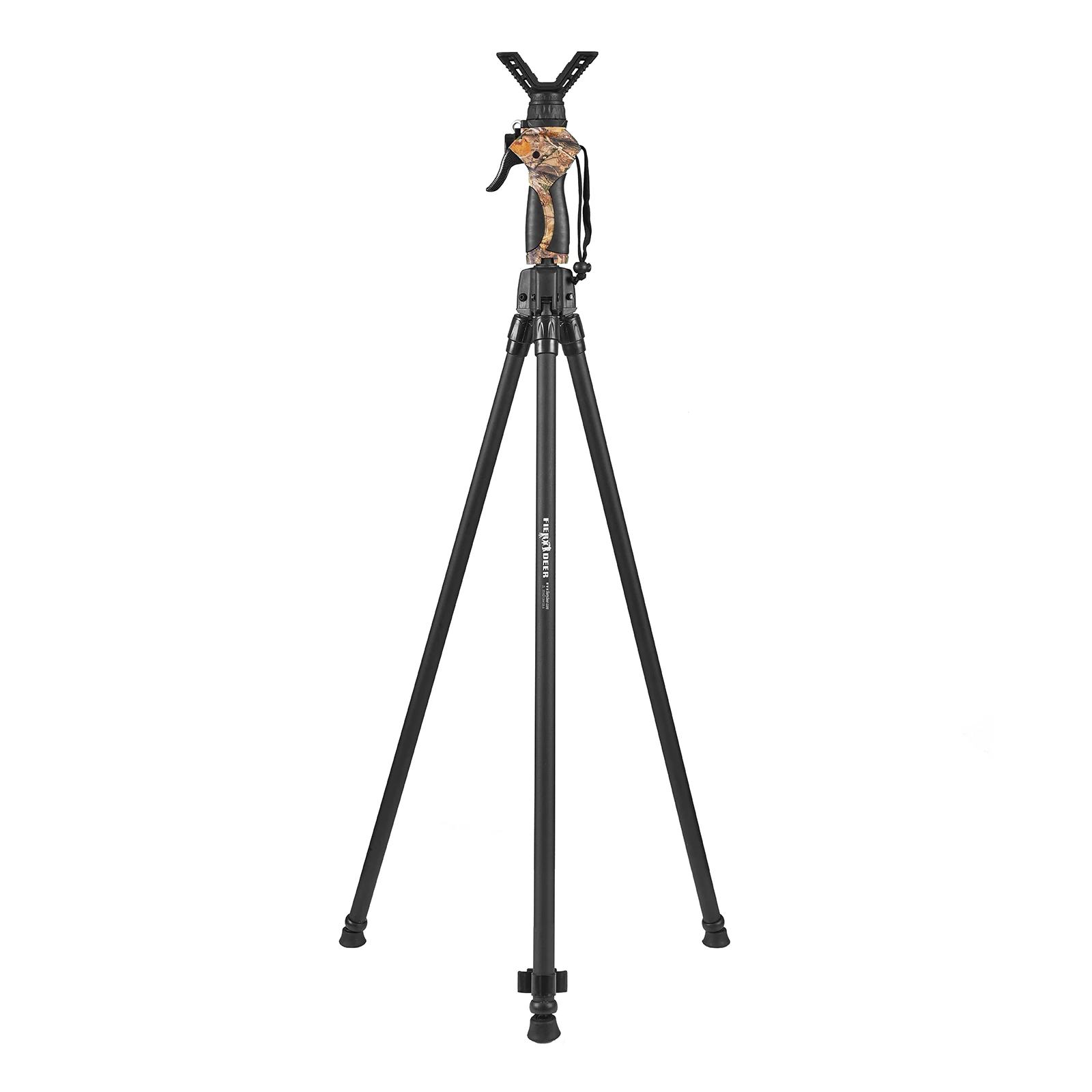 FIERY DEER Shooting Stick ，A hunting tripod with adjustable height，360 ...