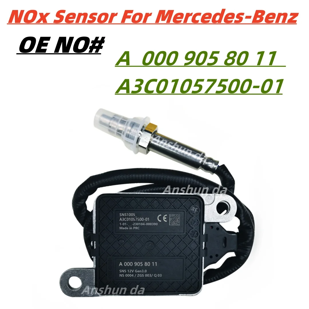 A0009058011-Original-New-Nitrogen-Oxygen-NOx-Sensor-12V-For-Mercedes ...