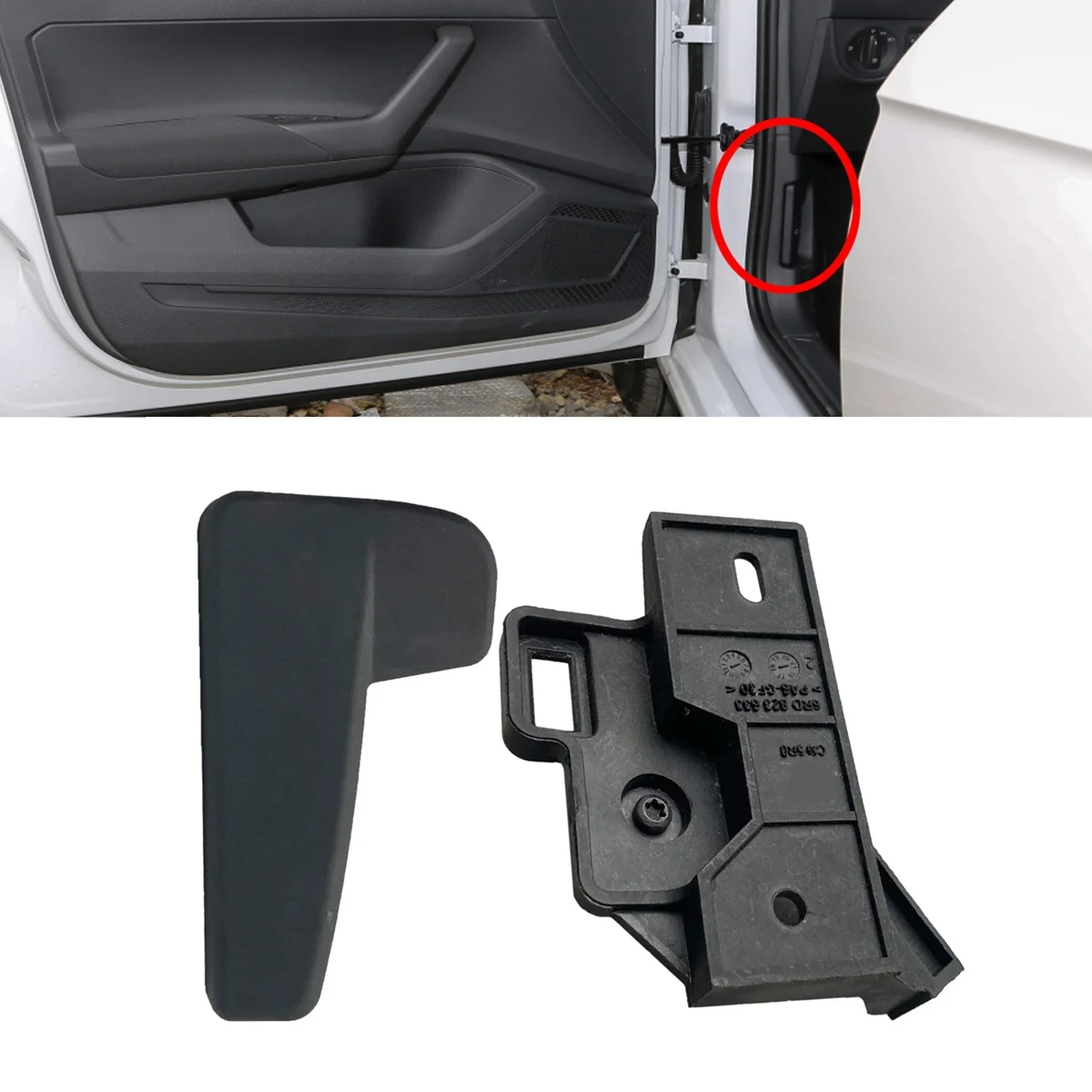 New LHD Hood Release Grip Handle & Bracket For VW Golf 7 MK7 Passat B8 ...
