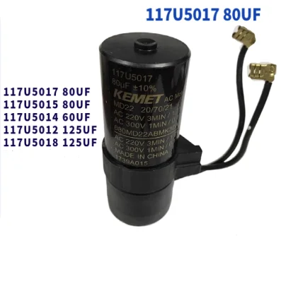 start capacitor compressor KEMET 220VAC 80UF 117U5017 117U5015 117U5014 ...