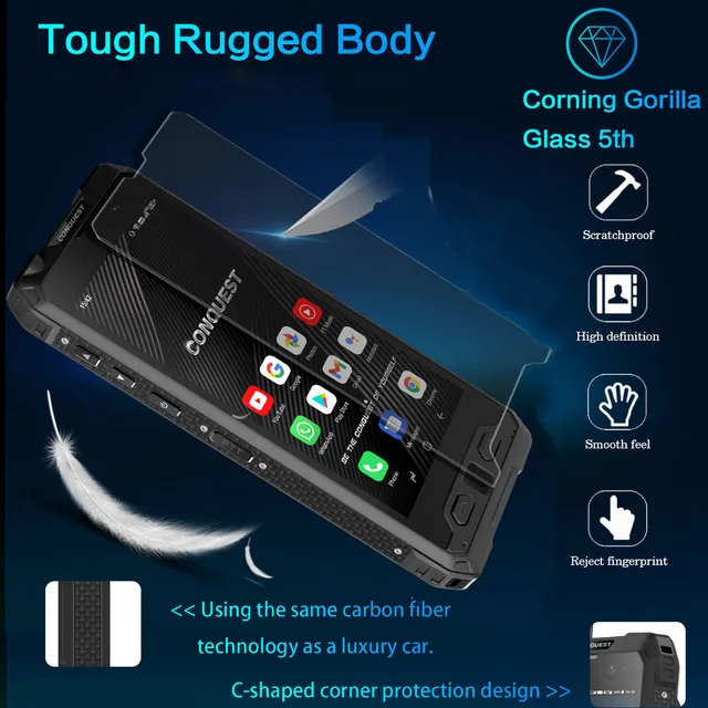 2022 New CONQUEST S29 Night Vision IP68 Waterproof 5G Rugged Smartphone ...