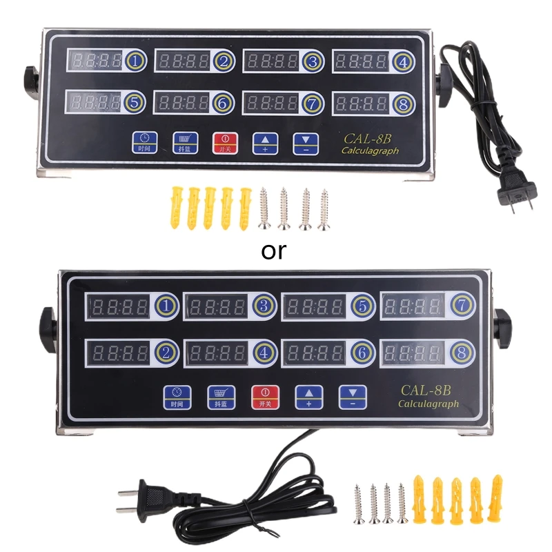 8-Channel-Digital-Kitchen-Timer-Cooking-Timer-Reminder-Commercial ...