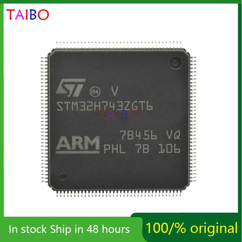 Stm32h743zgt6 Lqfp 144 Stm32h743 Microcontroller Chip Ic Integrated