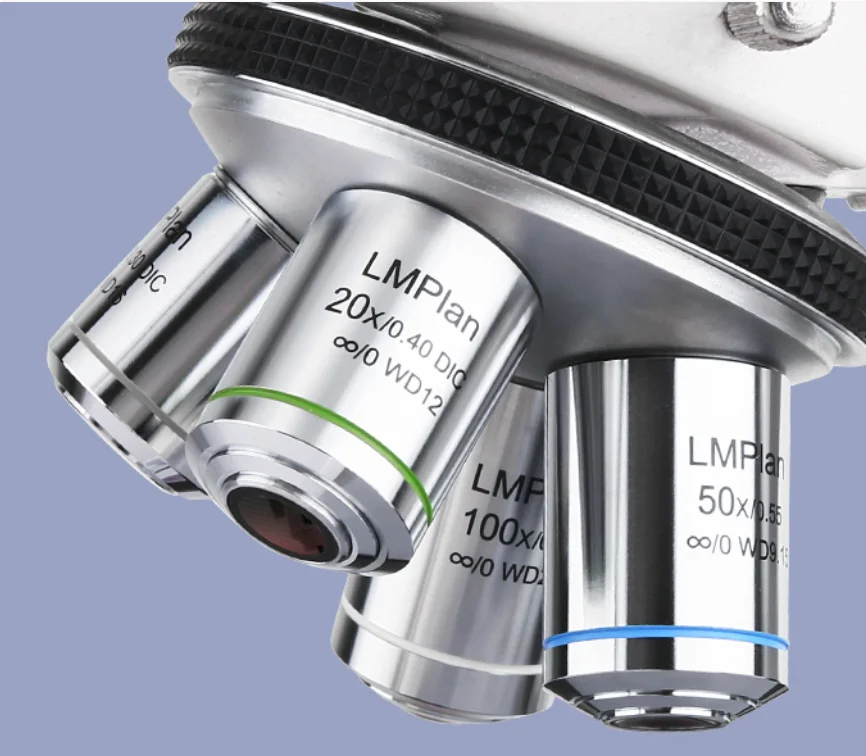 LMP DIC Semi APO Infinite Metallurgical microscope objective 5XDIC 10X ...