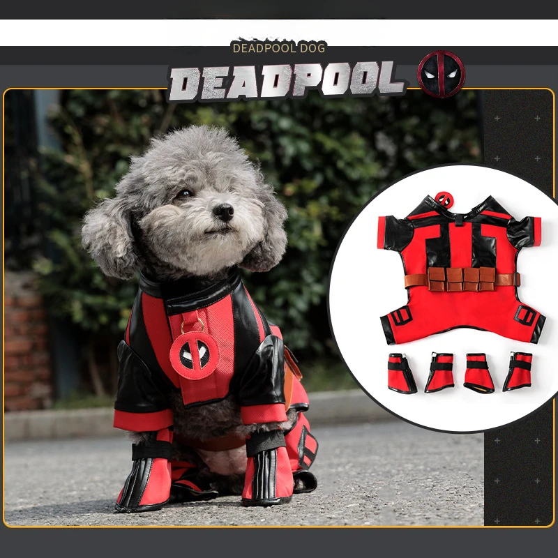 Disfraz-de-Cosplay-de-Deadpool-para-mascotas-ropa-de-superh-roe-para ...