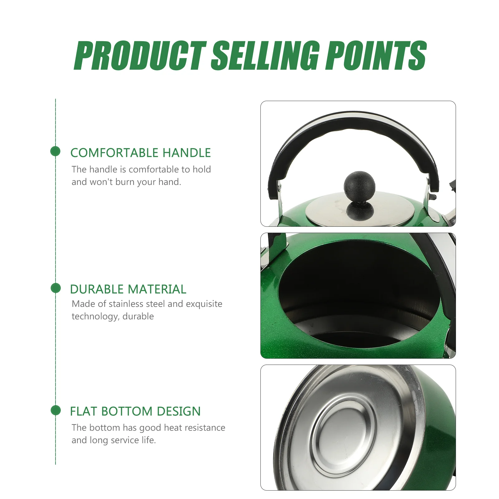 Stainless Steel Whistling Tea Kettle – Perfect Brew Gear