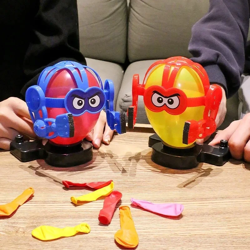 Children's Double PK Battle Balloon Robot Toy Desktop Game Parent-child ...
