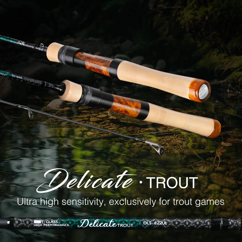 Tsurinoya Delicate Ultralight Spinning Fishing Rod 1.68m 1.88m Ul ...