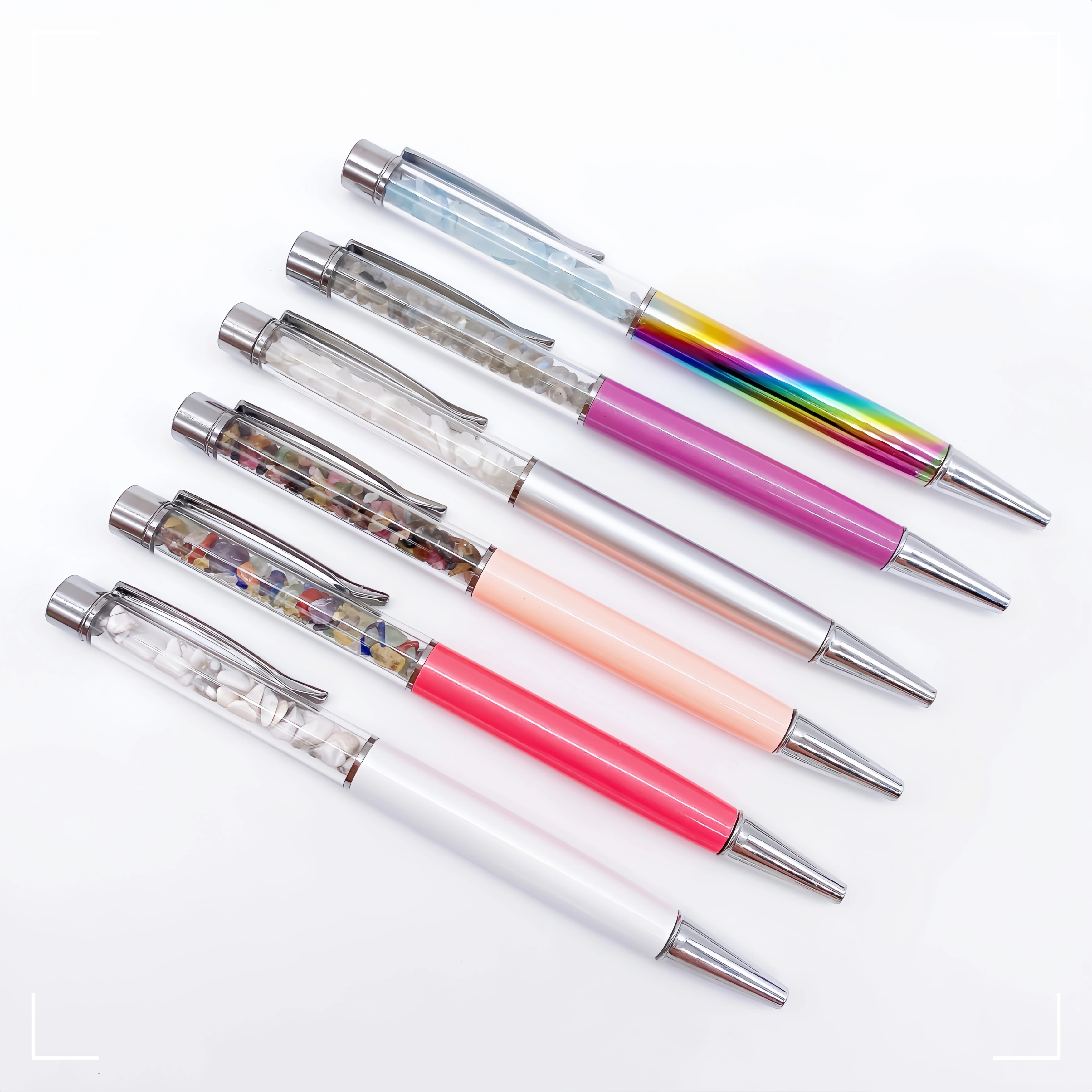 Crystal Gravel Pen Gravel Ballpoint Stationery Ballpen Office Material ...