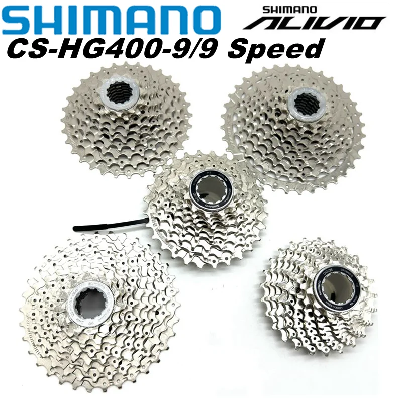 Shimano Alivio M4000 HG400-9 9 Speed Bike Cassette MTB Mountain Bicycle ...
