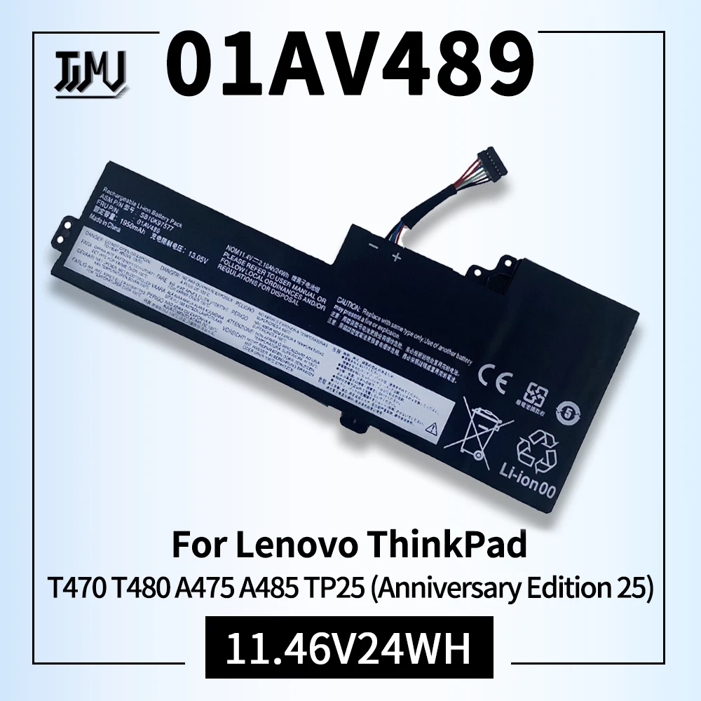 01AV489-T470-T480-Laptop-Battery-for-Lenovo-ThinkPad-A475-A485-TP25 ...