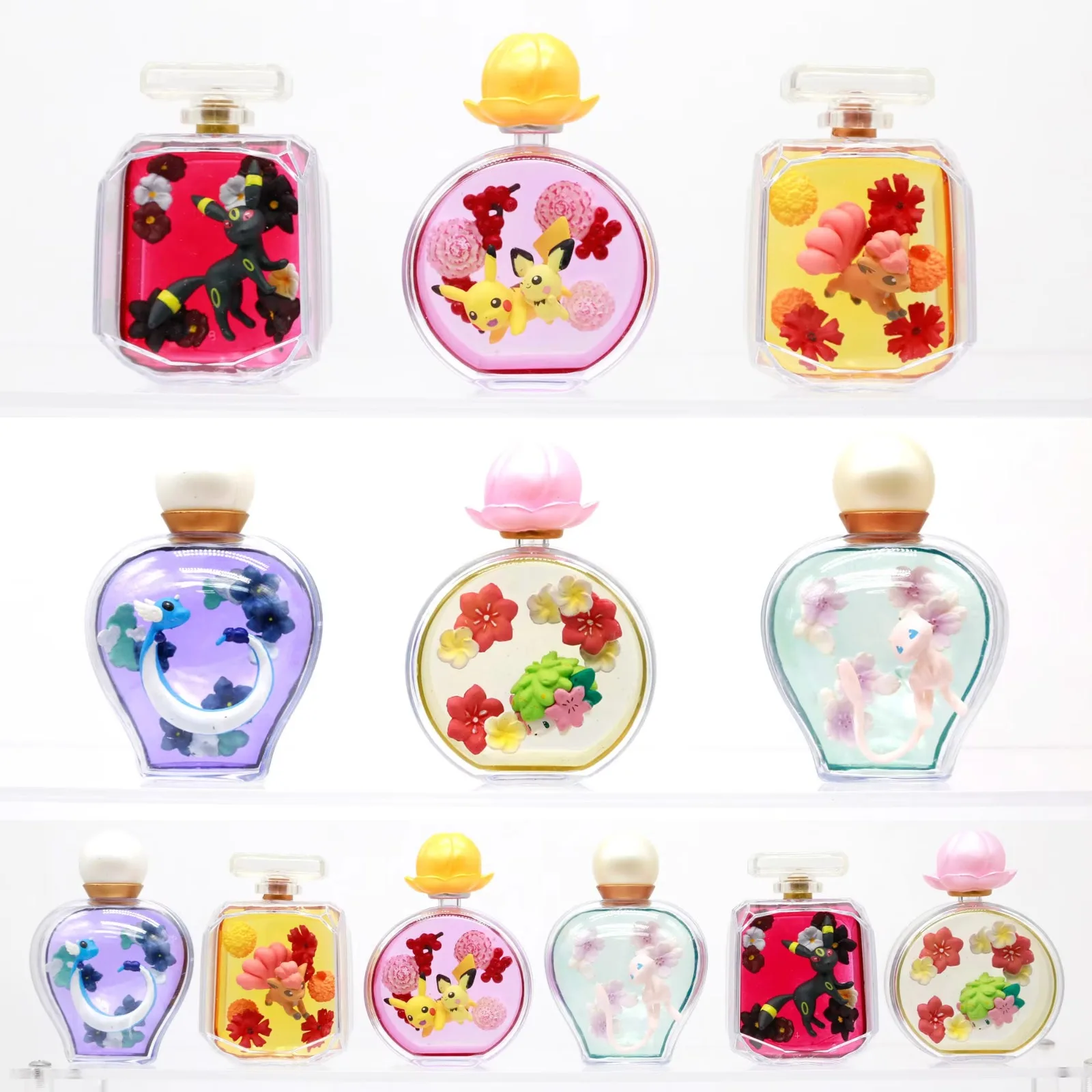 Pokemon Miniature Perfume Bottle Petite Fleur Scene Blind Box Pikachu ...