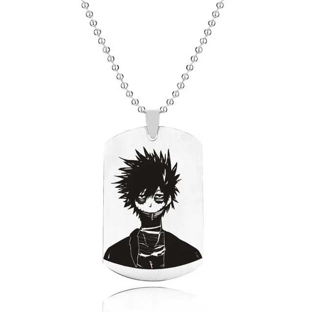 Hot Topic My Hero Academia Chibi Dabi Name Pendant Necklace