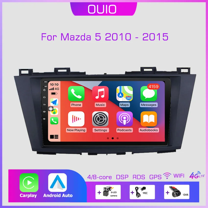 Android-10-Car-Radio-Multimedia-Player-Auto-Carplay-Navega-o-GPS-DSP ...