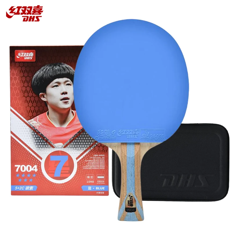 DHS Professional Table Tennis Racket Hurricane 9 High Elasticity ...