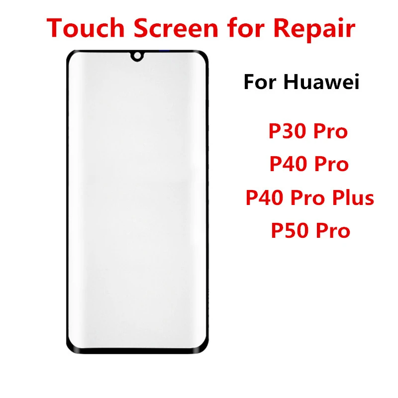 P50Pro Outer Screen For Huawei P50 P40 Pro Plus P30 Front Touch Panel ...