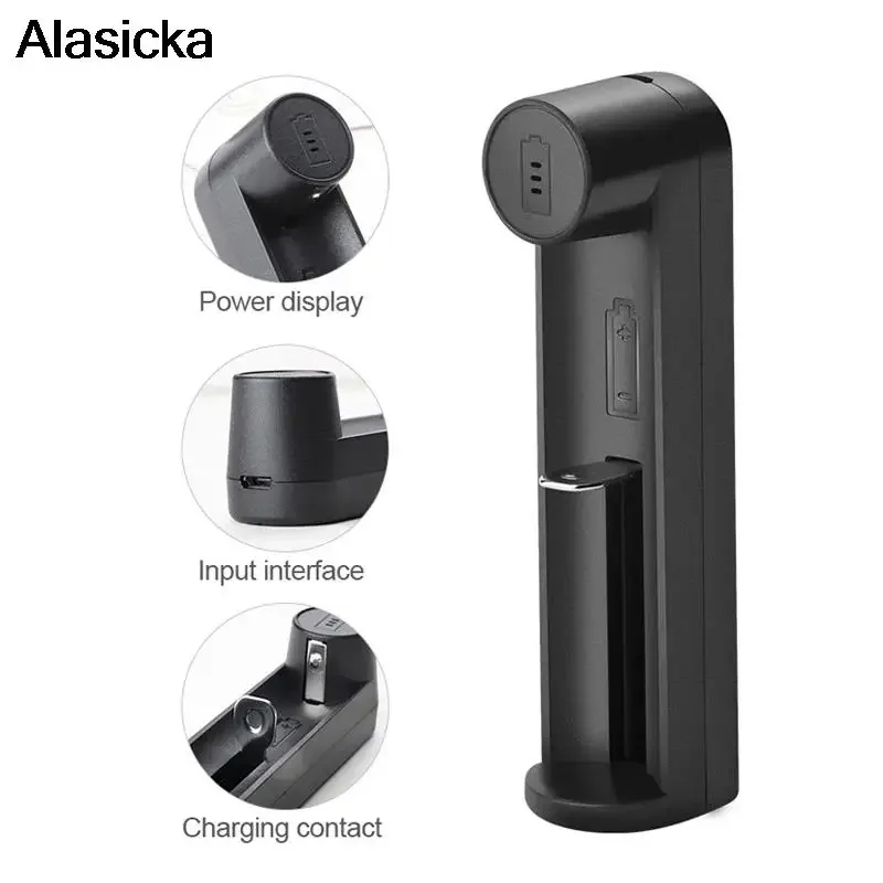 1 slot 3.7V 18650 battery charger Smart charging 26650 18350 32650 ...