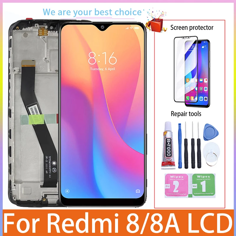 6.22" For Xiaomi Redmi 8 8A Original LCD Display With Frame Redmi8 ...