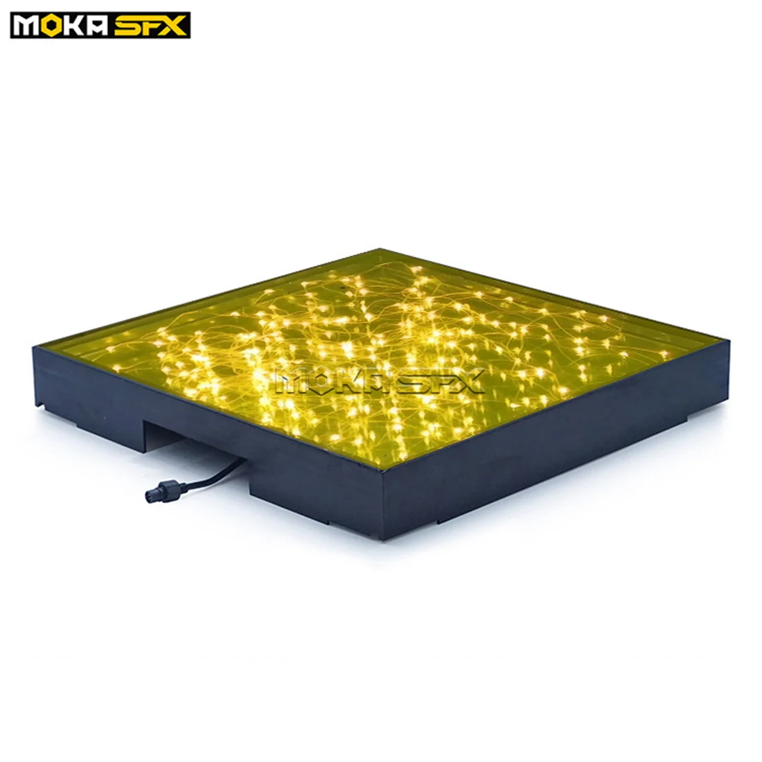 MOKA-Panel-LED-para-pista-de-baile-SFX-3D-cristal-templado-dorado ...