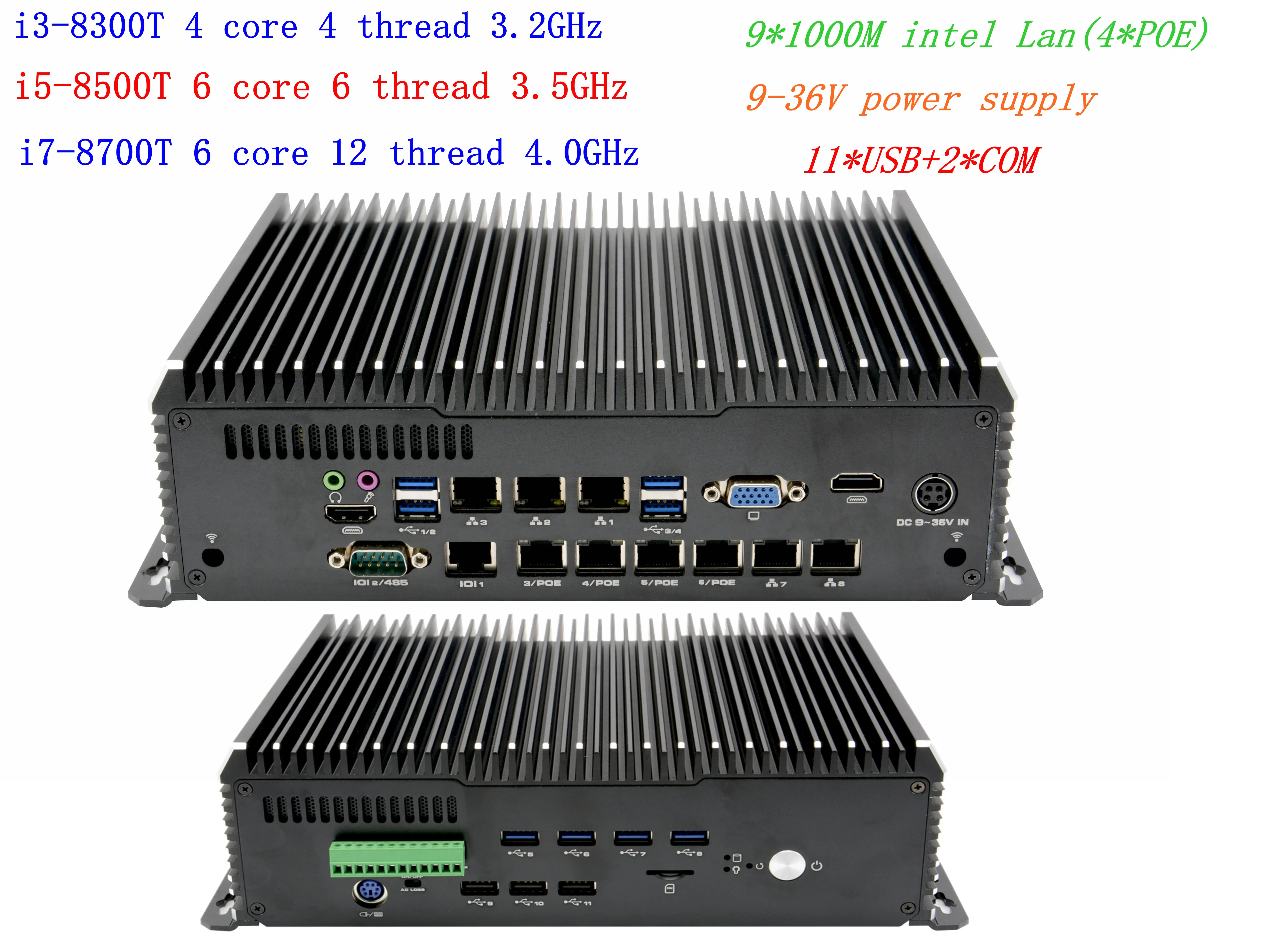 Visual-robot-industrial-control-computer-i7-8700T-6-core-12-thread-4 ...