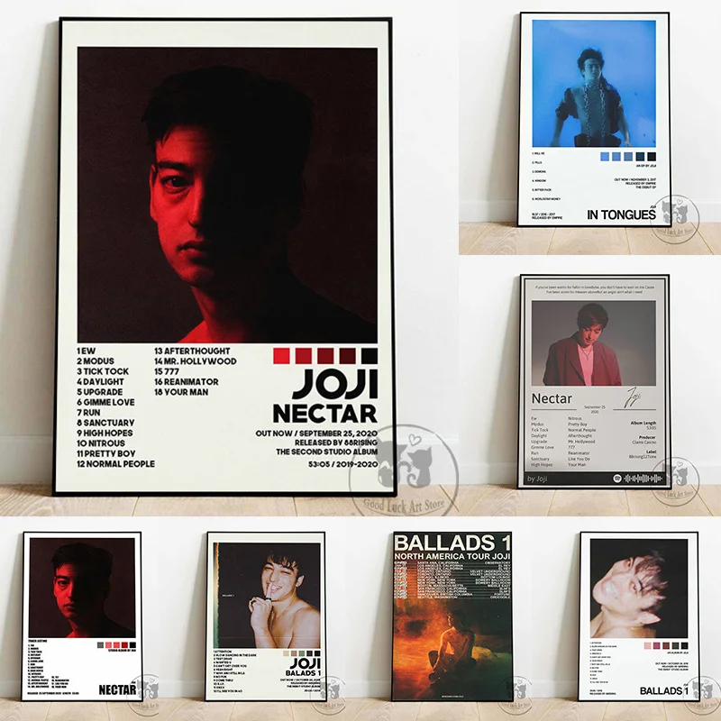 Joji Música Album Canvas Painting, néctar Capa Poster, Baladas 1 ...