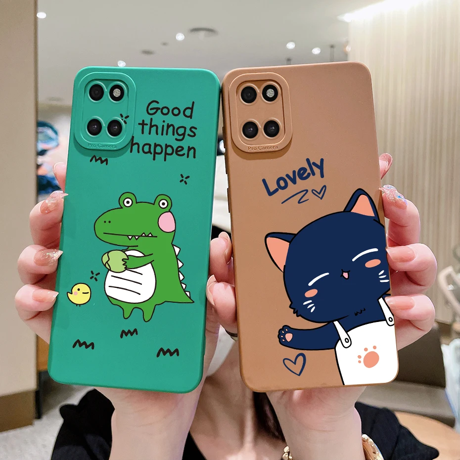 Cute-Dinosaur-Case-For-Samsung-Galaxy-Note10-Lite-Liquid-Silicone-Case ...