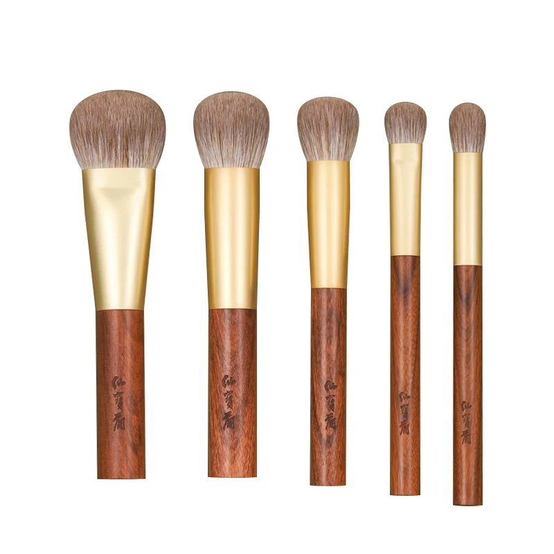 Professional-Handmade-Makeup-Brushes-1PC-Weasel-Goat-Hair-Foundation ...