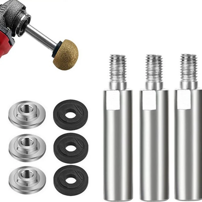 3PCS/Set 80MM Thread Adapter Shaft Polishing Pad Grinding Connection ...