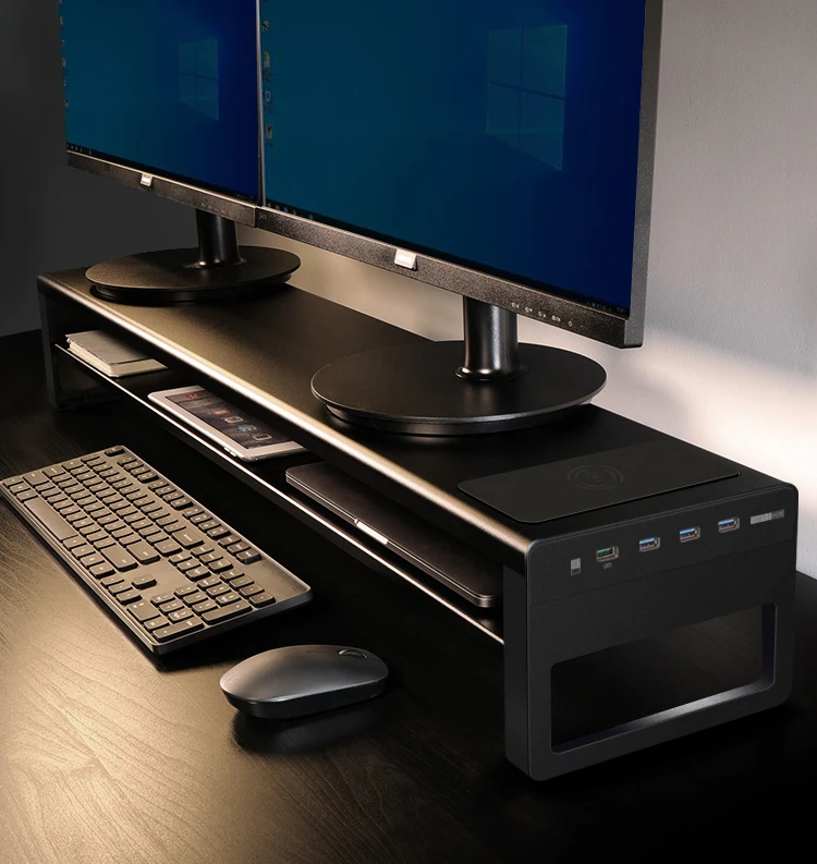 Dropshipping-Metal-Aluminum-PC-Monitor-Laptop-Tablet-Stand-with-USB-and ...