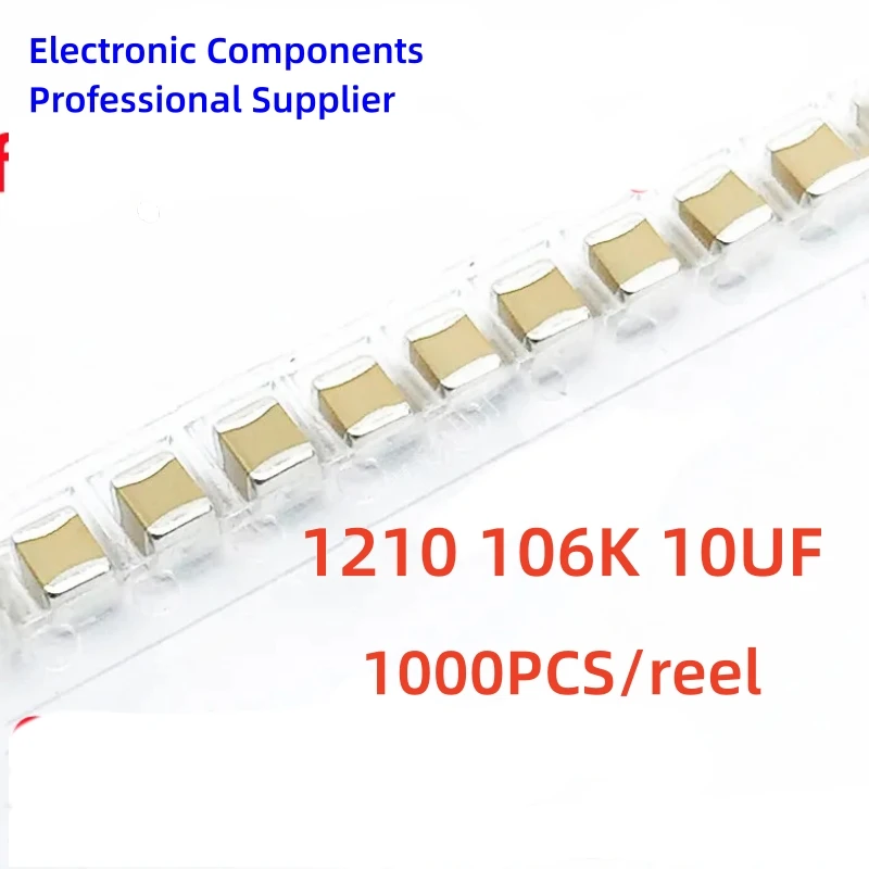 1000PCS-1reel-3225-1210-SMD-Chip-Ceramic-Capacitor-10UF-106K-10000NF-6 ...