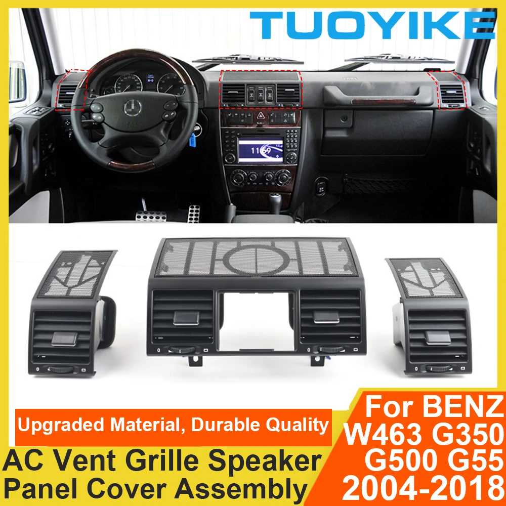 Car Central Left Right AC Air Conditioning Vent Grille Speaker Panel ...