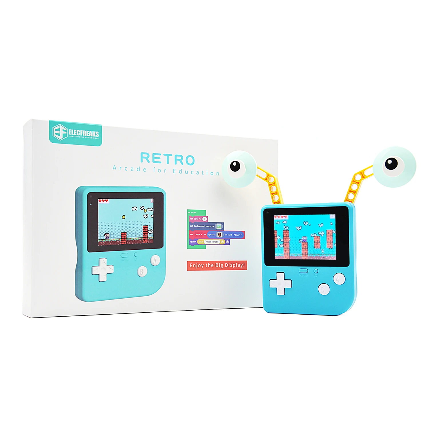 ELECFREAKS Retro Coding Arcade for Microsoft Makecode DIY Programmable ...