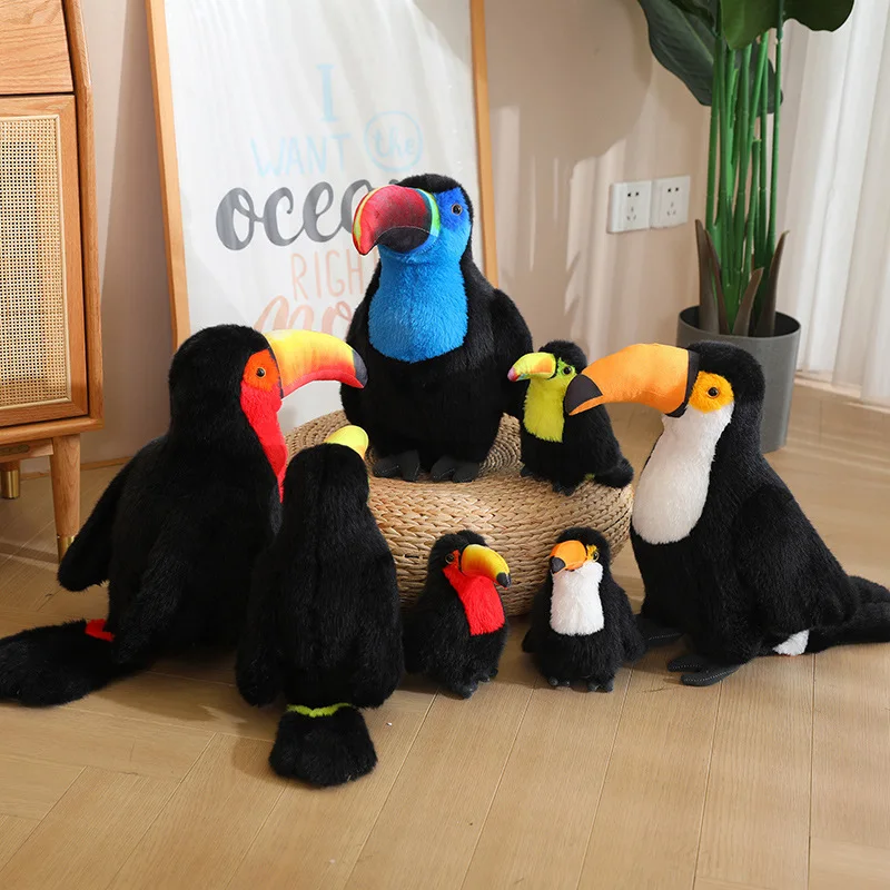 Colorful-Toucan-Bird-Doll-Plush-Toy-Giant-Stuffed-Like-Real-Wild-Animal ...