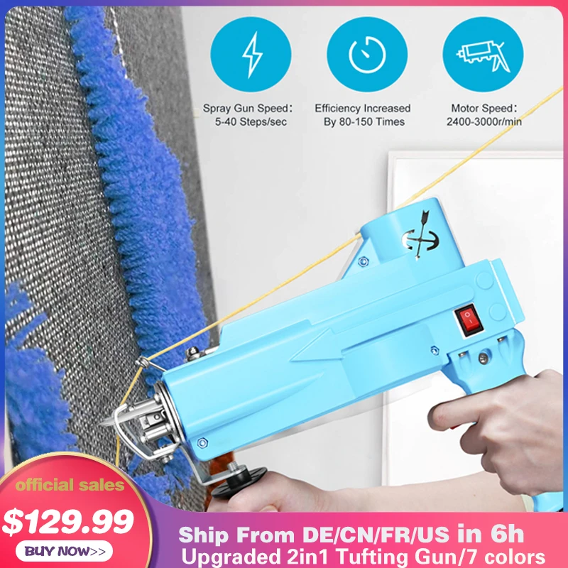 Hand Tufting Gun Machine Carpets | Rug Tufting Gun Cut Loop Pile - Gun ...