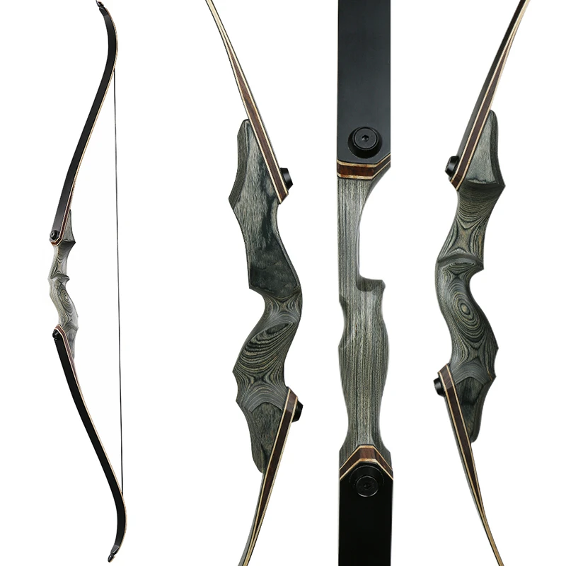 Archery Hunting Bow Recurve Bow for Left/Right-handed Wooden Take-down ...