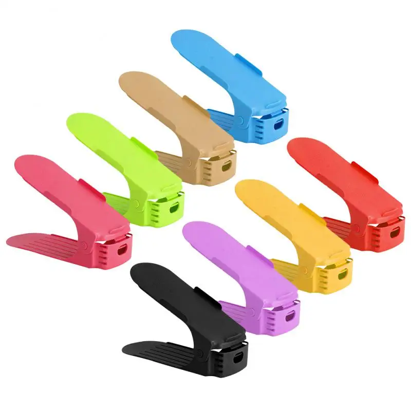 Space-Savers-Support-Adjustable-Shoe-Rack-Plastic-Shoe-Cabinets ...