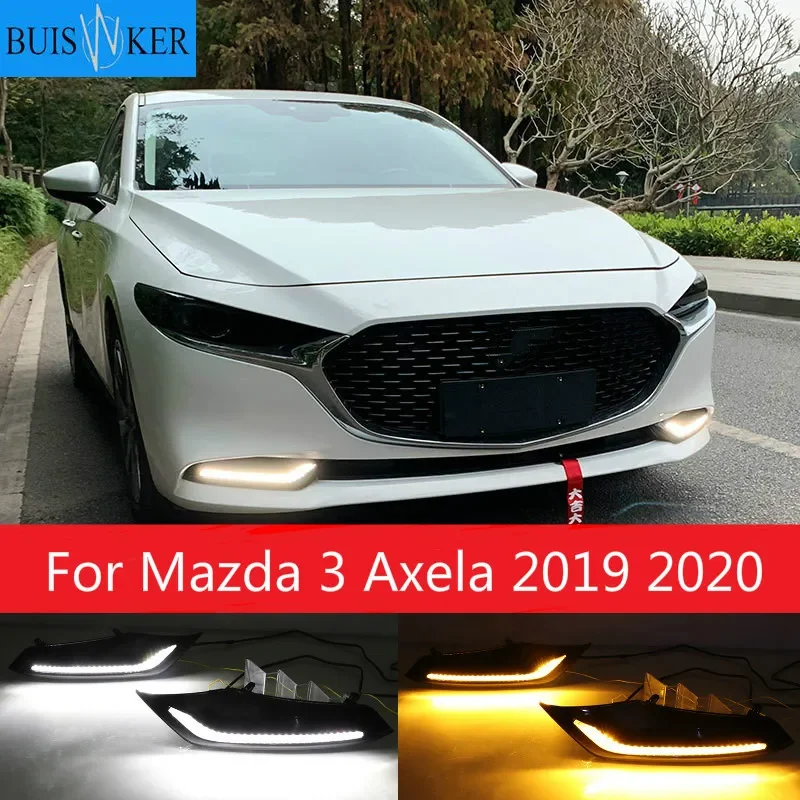2Pcs DRL for Mazda 3 Axela 2019 2020 LED car Driving daytime running ...