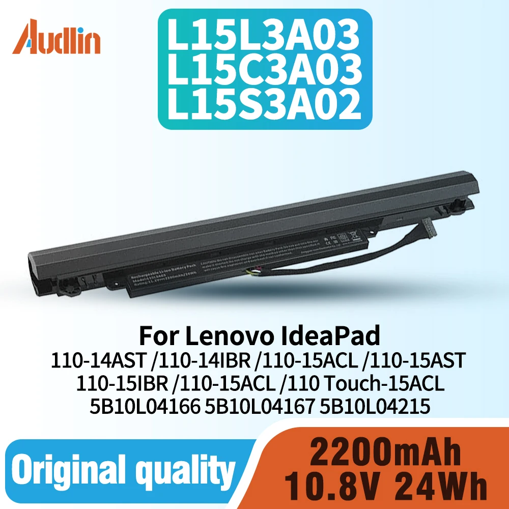 L15L3A03 L15S3A02 L15C3A03 Battery for Lenovo IdeaPad 110-14AST 110 ...