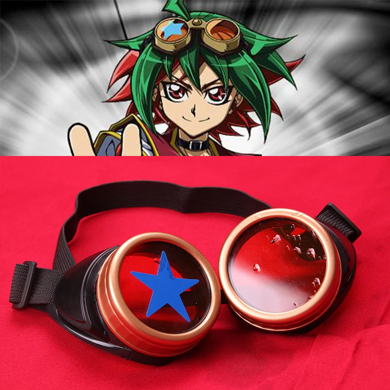 Anime-Cosplay-Props-glasses-Yu-Gi-Oh-ARC-V-Goggles-Yuya-Sakaki-Punk ...