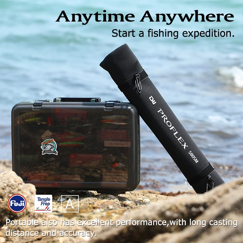 TSURINOYA-PROFLEX-Packable-Series-5-Section-Long-Casting-Fishing-Rod-2 ...