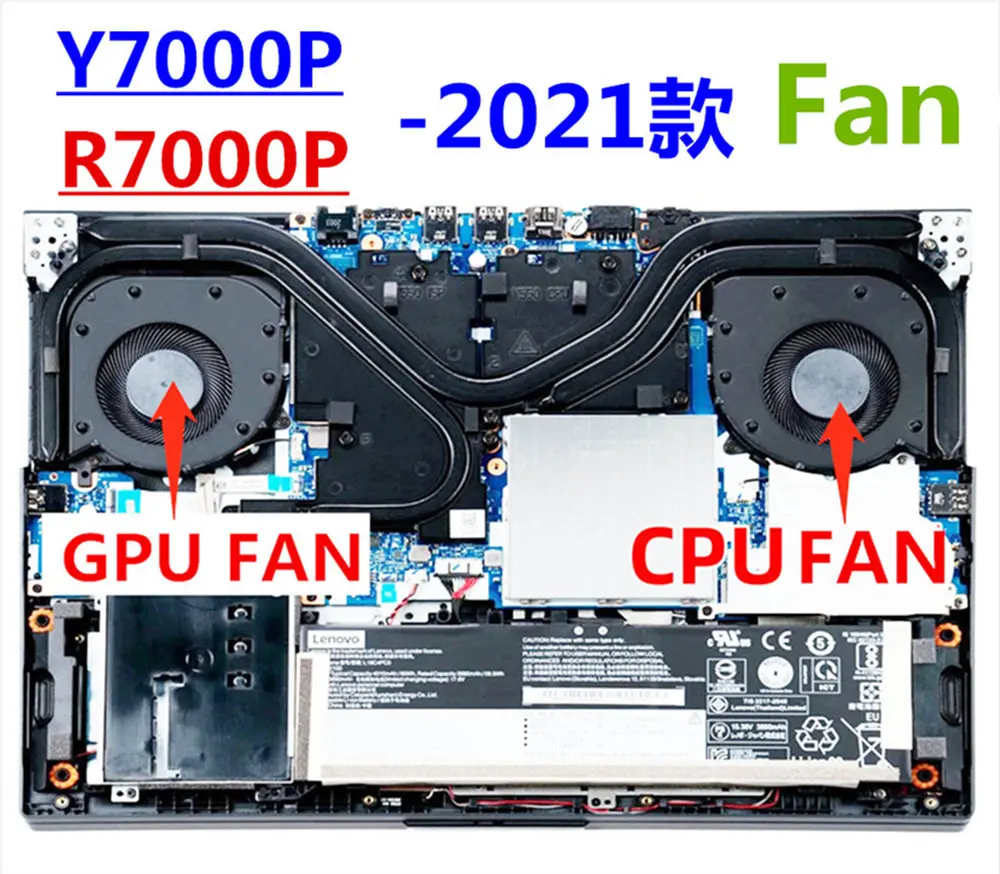 laptop CPU Cooler fans Notebook PC for LENOVO Legion 5 15ACH6H 82JU ...